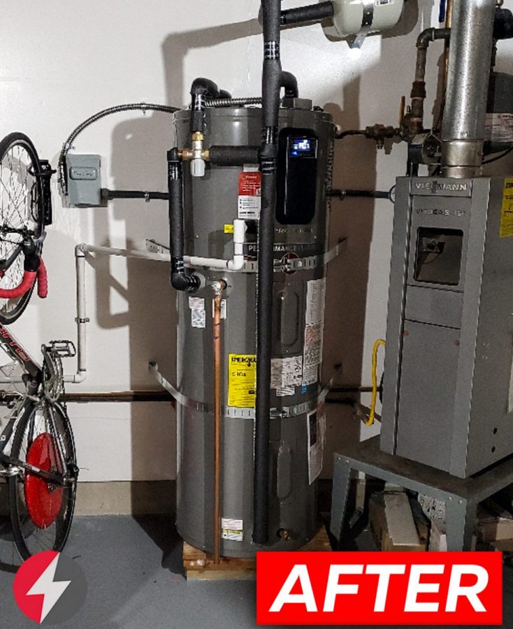 New Heat Pump Water Heater 50 gal Installation in San Mateo, California - Fuse HVAC ...
