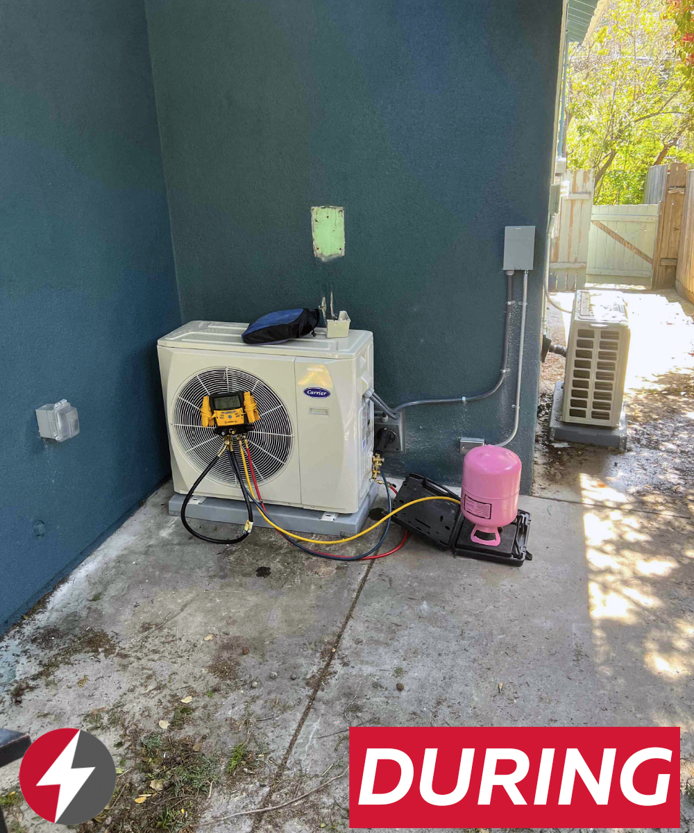 Carrier Heat Pump Installation in San Carlos, California