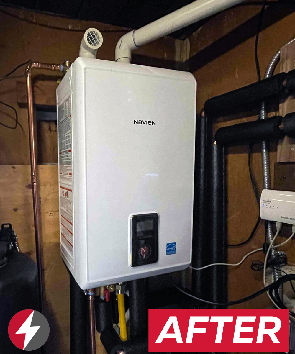 Navien Tankless Water Heater Installation in Palo Alto, California